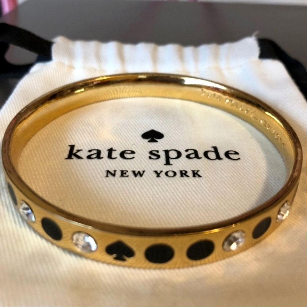 Rare Like New Kate Spade Bangle Bracelet - Gem